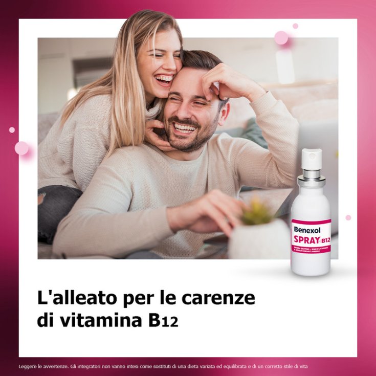 Benexol Spray Integratore Alimentare Vitamina B12 Alto Dosaggio 15ml