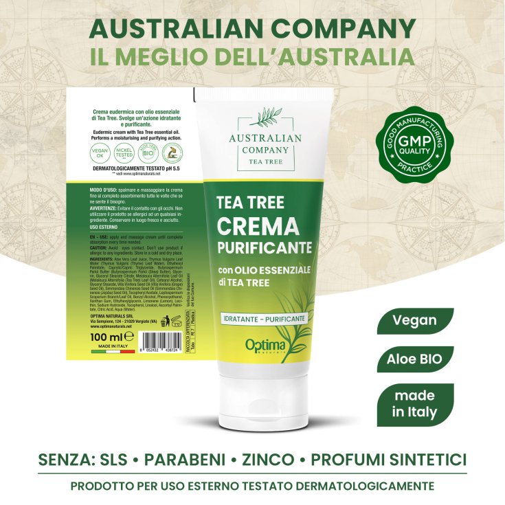 Crema Purificante Tea Tree 100ml - Farmacia Loreto