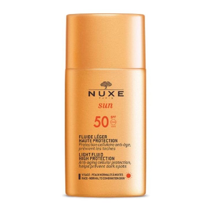 NUXE Sun Fluido Viso SPF 50 - Protezione Solare Alta | Farmacia Loreto
