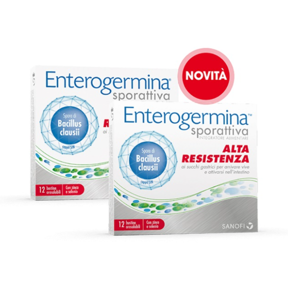 Sanofi Enterogermina Viaggi Integratore Alimentare 12 Bustine