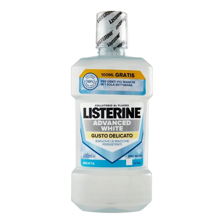 Advanced White Mild Taste LISTERINE 600ml - Farmacia Loreto