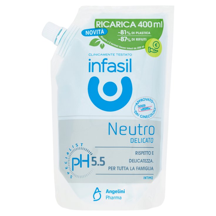Infasil Intimo Neutro pH 5.5 Angelini Pharma 400ml - Farmacia Loreto
