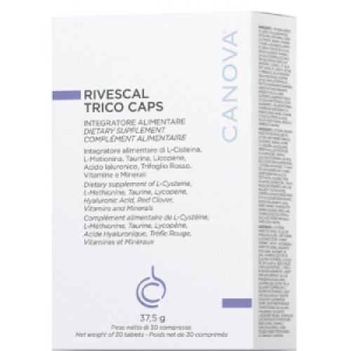 Canova Rivescal Trico Caps Food Supplement 30 Tablets